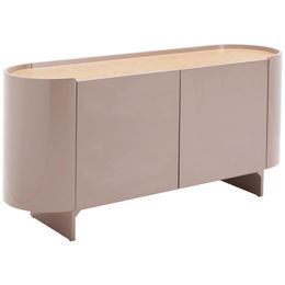 Novel Sideboard, Kaschmir, Holz, Holzwerkstoff, Eiche, furniert, 1 F&auml;cher, 160x75x45 cm, stehend, Holzm&ouml;bel, Kleinm&ouml;bel Holz, Holzkommoden, Sideboards Holz