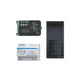 BUSCH-JAEGER-Welcome&reg; Gegensprechanlagen Set 3-fach 83210 AP-681 Anthrazit