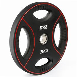 Polyurethan 4-Grip Hantelscheibe 50 mm - Gewicht 25 kg