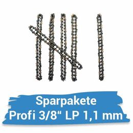 5+1 Profi S&auml;geketten 3/8" 1,1mm 52 TG 35 cm f&uuml;r DOLMAR, BOSCH, Makita