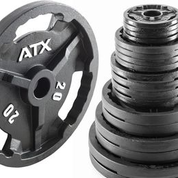 Vorteilspaket! 125 kg Hantelscheiben ATX - Guss 50 mm