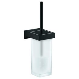 Grohe WC-B&uuml;rstengarnitur Selection Cube, 40857 Glas/Metall Wandmont. matt black, 408572430 408572430