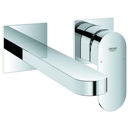 Grohe 2-Loch-Waschtisch-Wandbatterie Plus 29306_4, FMS f&uuml;r 23200002 Ausladung 203mm chrom, 29306004 29306004