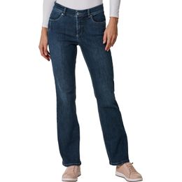 Ascari Damen Stretch-Jeans mit weitem Bein blue-stone-washed Gr&ouml;&szlig;e 20