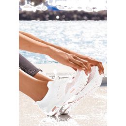 Lascana Damen Sneaker wei&szlig;/ros&eacute; Gr&ouml;&szlig;e 40