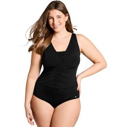 sheego Damen Badeanzug schwarz Gr&ouml;&szlig;e 54E