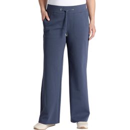 sheego Damen Jogg Pants aus elastischem Jersey rauchblau Gr&ouml;&szlig;e 46