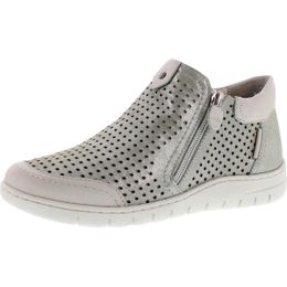 Reflexan Damen Stiefelette mit Glanz-Effekt sand-meliert Gr&ouml;&szlig;e 42
