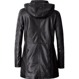 CR&Eacute;ATION L Damen Lederjacke aus Lamm-Nappa schwarz Gr&ouml;&szlig;e 19