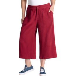sheego Damen 3/4-Hose in Schlupfform kirsche Gr&ouml;&szlig;e 54