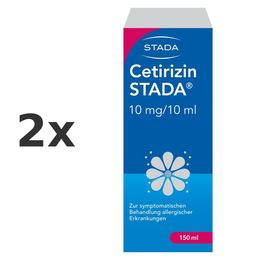2x Cetirizin STADA Saft 10 mg/10 ml Set 150 ml