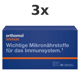 3x Orthomol Immun 30 Tabl./Kaps.Kombipackung 30 St