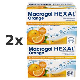 HEXAL&reg; Macrogol HEXAL Orange Doppelpackung (2x 100St) 200 St