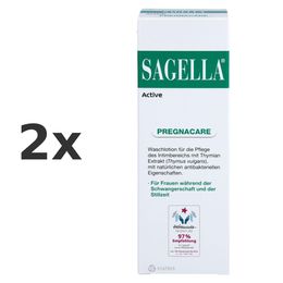 2x Sagella active Pregnacare Waschlotion 250 ml