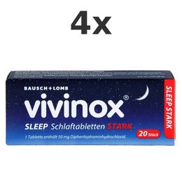 4x Vivinox Sleep Schlaftabletten stark 20 St