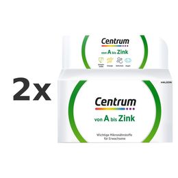 2x Centrum A-Zink Tabletten 180 St