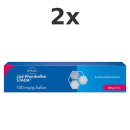 2x JOD-WUNDSALBE STADA 100 mg/g 100 g