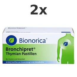 2x Bronchipret Thymian Pastillen 50 St