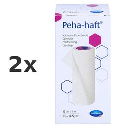 Paul Hartmann AG 2x PEHA-HAFT Fixierbinde latexfrei 10 cmx4 m 1 St