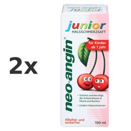 MCM KLOSTERFRAU Vertr. GmbH 2x NEO-ANGIN junior Halsschmerzsaft 100 ml
