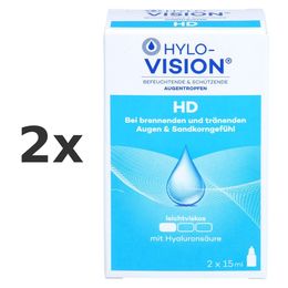 OmniVision GmbH 2x HYLO-VISION Hd Augentropfen 30 ml