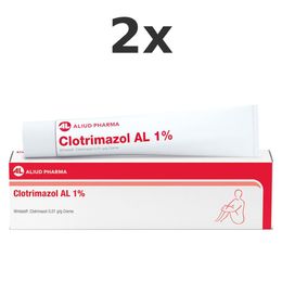 ALIUD 2x Clotrimazol Al 1% Creme 50 g