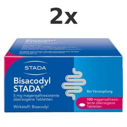 2x Bisacodyl STADA 5 mg magensaftresistente Tabletten 100 St