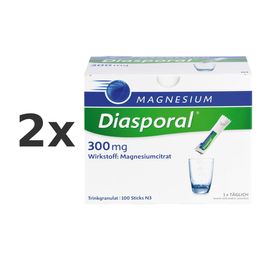 2x Magnesium Diasporal 300 mg Granulat 100 St