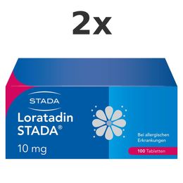 2x Loratadin STADA 10 mg Tabletten 100 St