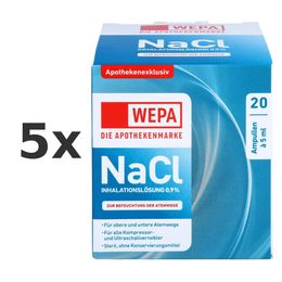 5x WEPA Inhalationsl&ouml;sung NaCl 0,9% 100 ml