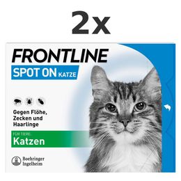 FRONTLINE Spot On Katze gegen Zecken und Fl&ouml;he Set 12 St