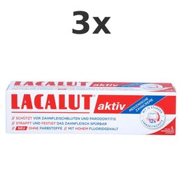 Dr.Theiss 3x Lacalut aktiv Zahncreme 100 ml