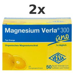 Verla-Pharm Arzneimittel GmbH & Co. KG 2x Magnesium Verla 300 Orange Granulat 50 St