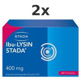 2x IBU-LYSIN STADA 400 mg Filmtabletten 50 St