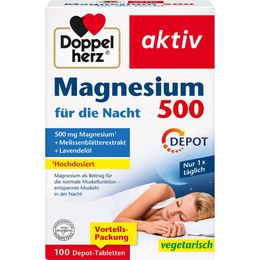 Queisser Doppelherz Magnesium 500 f&uuml;r die Nacht Tabletten 100 St