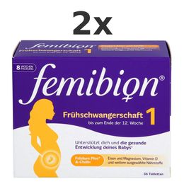 Wick 2x Femibion 1 Fr&uuml;hschwangerschaft Tabletten 56 St