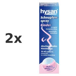 2x Hysan Schnupfenspray Kinder 10 ml