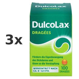 3x Dulcolax Dragees magensaftresistente Tabletten Dose 100 St