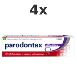 4x Parodontax ultra clean Zahncreme 75 ml