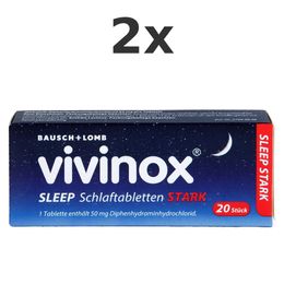 2x Vivinox Sleep Schlaftabletten stark 20 St