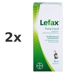 BAYER 2x Lefax Pump-Liquid 100 ml