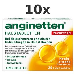 MCM KLOSTERFRAU Vertr. GmbH 10x Anginetten Halstabletten zuckerfrei 24 St