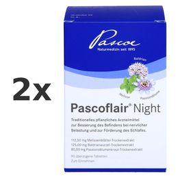 Pascoe 2x Pascoflair Night &uuml;berzogene Tabletten 90 St