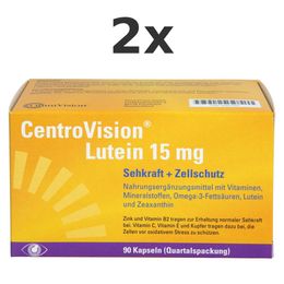 OmniVision GmbH 2x Centrovision Lutein 15 mg Kapseln 90 St