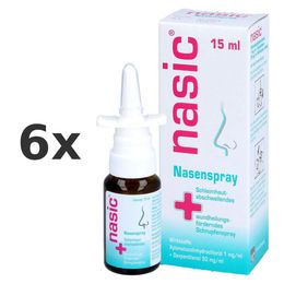 MCM KLOSTERFRAU Vertr. GmbH 6x Nasic Nasenspray 15 ml