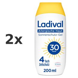 STADA 2x Ladival allergische Haut Gel Lsf 30 200 ml