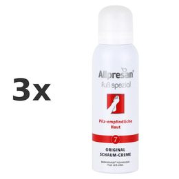 3x Allpresan Fu&szlig; spezial Nr.7 Fu&szlig;pilz Schaum 125 ml
