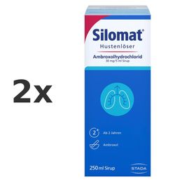 STADA 2x Silomat Hustenl&ouml;ser Ambroxolhydrochlorid 30mg/5ml Set 250 ml