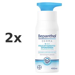BAYER 2x Bepanthol Derma feuchtigk.spend.K&ouml;rperlotion Set 400 ml