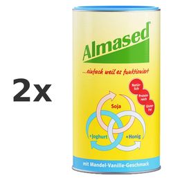 2x Almased Vitalkost Mandel-Vanille Pulver 500 g